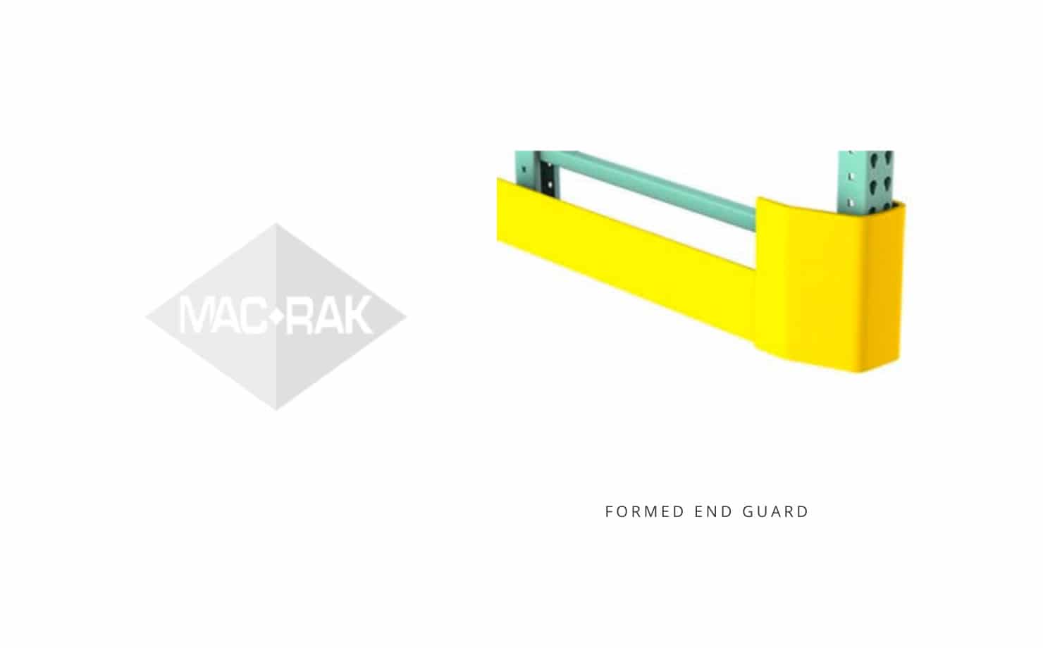 Mac Rak Formed End Guard Increases Aisle Clearance | Richmond Rack